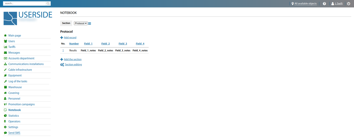 Notebook — WiKi - UserSide