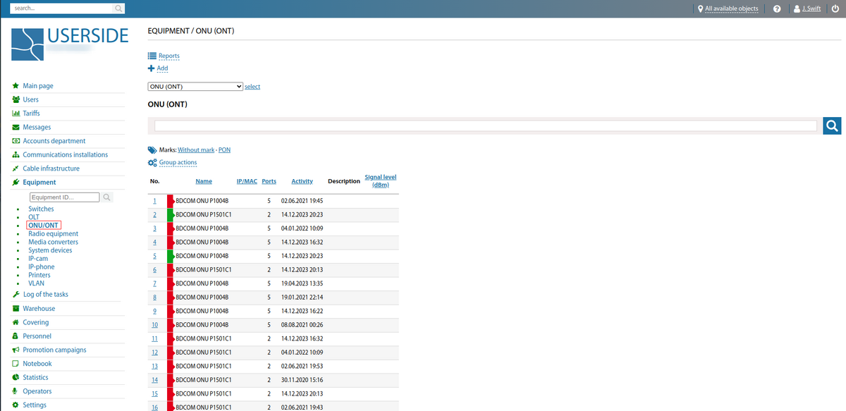ONU EN — WiKi - UserSide