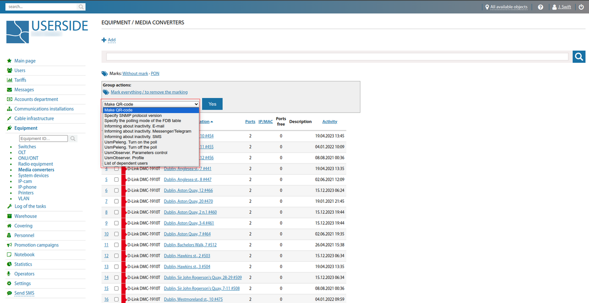 Media converters — WiKi - UserSide